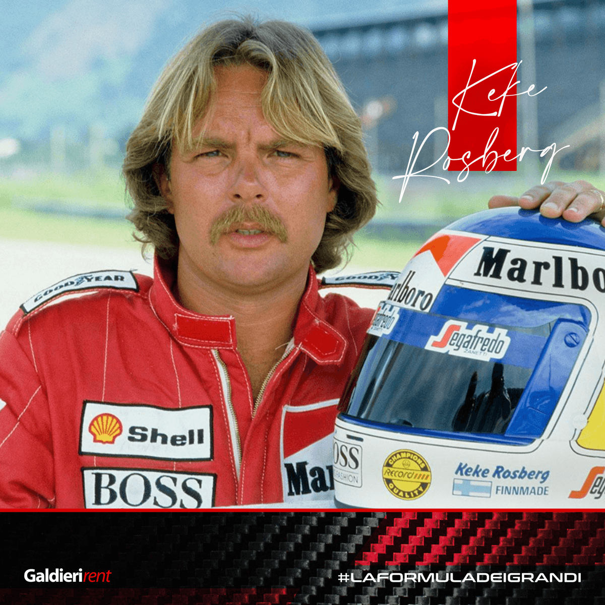 Keke Rosberg distrugge l’Abarth di Beppe Gabbiani | Galdieri Rent